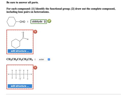 Solved Be Sure To Answer All Parts For Each Compound Chegg