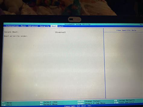 No Bootable Device Acer Laptop R Windowshelp