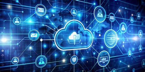 premium photo cloud computing diagram network data storage technology service