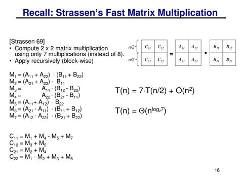 Ppt Graph Expansion And Communication Costs Of Fast Matrix