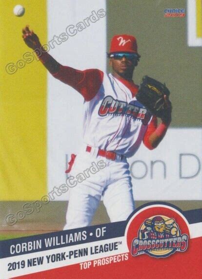 2019 New York Penn League Top Prospects Nypl Corbin Williams Rc Rookie