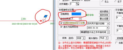 里程碑显示为小旗子