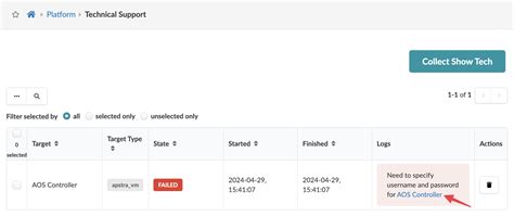 Collect Show Tech Gui Apstra 50 Juniper Networks
