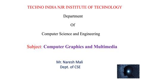 computer graphics lecture pptx