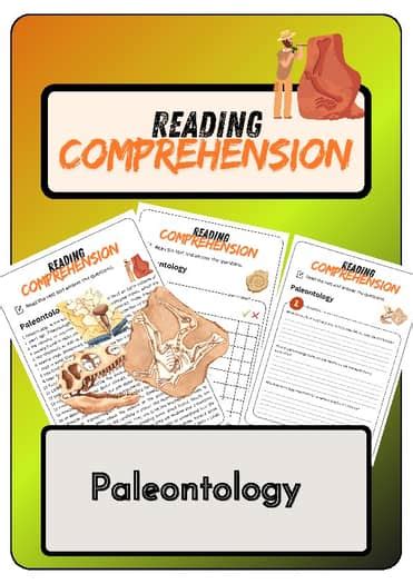 Reading Comprehension Paleontology Solutions By Learnplanet Tpt