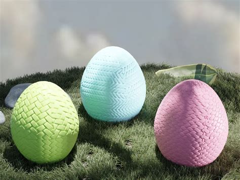 Knitted Easter Egg Boxes Free 3d Print Model Makerworld