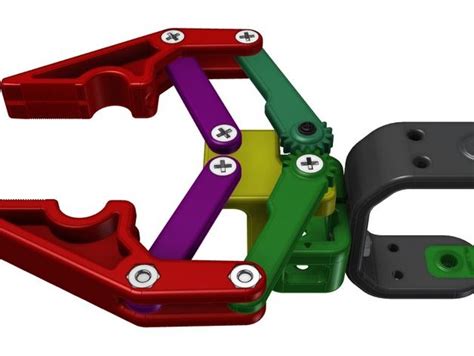 Allbot Gripper By Vellemanprojects Thingiverse Robot Design New