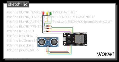 sensor ultrasonic wokwi esp32 stm32 arduino simulator