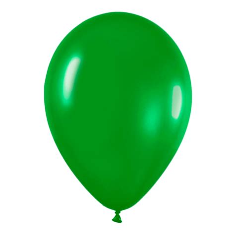 Pack De 100 Globos Color Verde Selva Mate 12cm My Karamelli