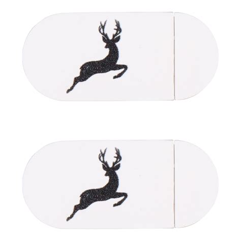 Gymnture Christmas 2 Pcs Webcam Cover Slide Laptop Desktop Computer Camera Privacy Slider Cover