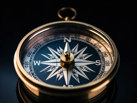 Premium Photo Compass Pointing North Direction And Purpose Isolated