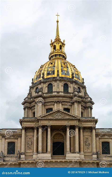 Le D Me Des Invalides H Tel Image Stock Image Du Mus E D Me