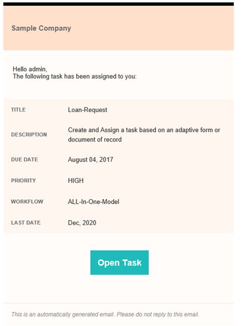 use custom email templates in an assign task step