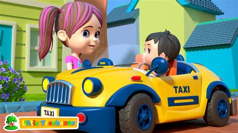 Колела На таксиметров Повече образователни видеоклипове за предучилищни деца Youtube