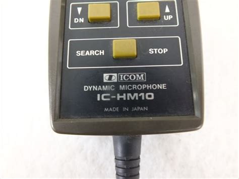 Yahooオークション Icom アイコム Ic Hm10 無線機用マイク 中古 現