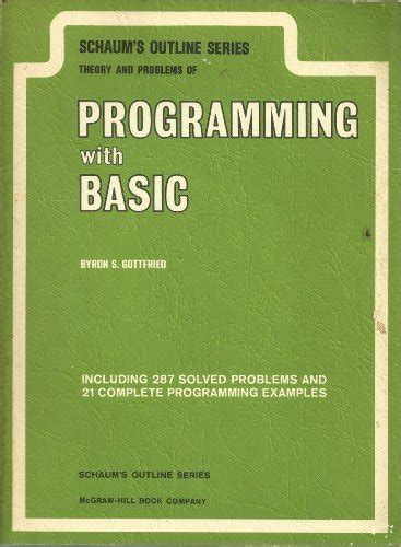 schaum s outline of theory and problems of programming with basic
