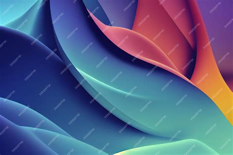 Premium Photo Beautiful Colorful Abstract Wallpaper 3d Rendering