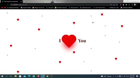 Vibrate Heart Heart Making In Html Css Love Proposal Youtube