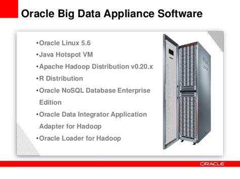 Oracle Big Data Appliance And Solutions