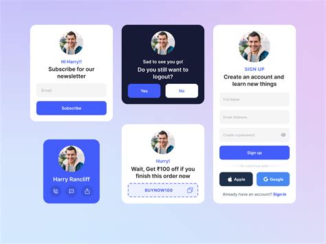 popups user interface design by laleet kumar on dribbble