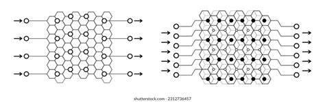 Neural Network Set Neuron Nets Vector Stock Vector Royalty Free 2312736457 Shutterstock