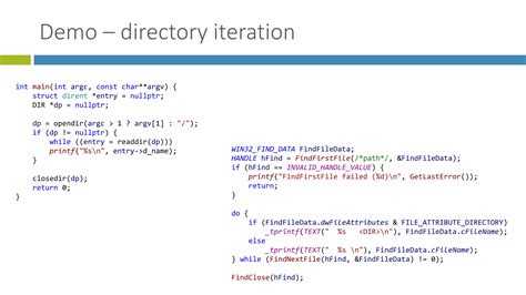 c 17 std filesystem overview ppt