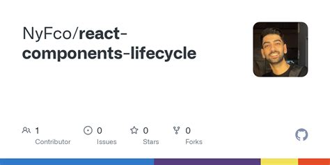 GitHub NyFco React Components Lifecycle