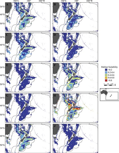 Maximum Entropy Models For Each Taxonomic Group Showing Predicted Download Scientific Diagram