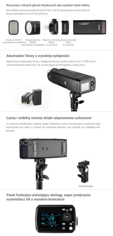 Godox AD200Pro - Godox - studio photography equipment, pocket, portable ...