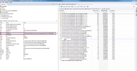 Heap Dump Eclipse Mat Thread Attributes Stack Overflow