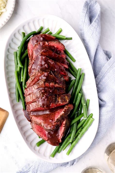 Beef Tenderloin With Red Wine Sauce Video Recipe Beef Tenderloin