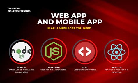 Develop Web And Mobile Apps With React Js React Native Node Js By Techpioneers Fiverr