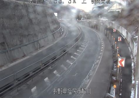 国道19号1633k桃岡登坂ライブカメラ 長野県塩尻市贄川 ライブカメラjapan Fujiyama