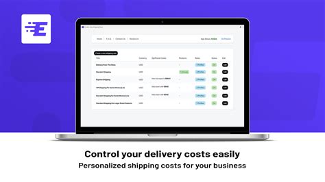 entafix easy shipping rates custom and flexible and unlimited shipping