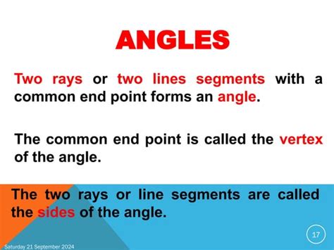 Year 4 Points Lines Line Segments Rays And Anglespptx