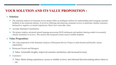 Sentiment Analysis Of Restaurant Reviews Ppt Pptx
