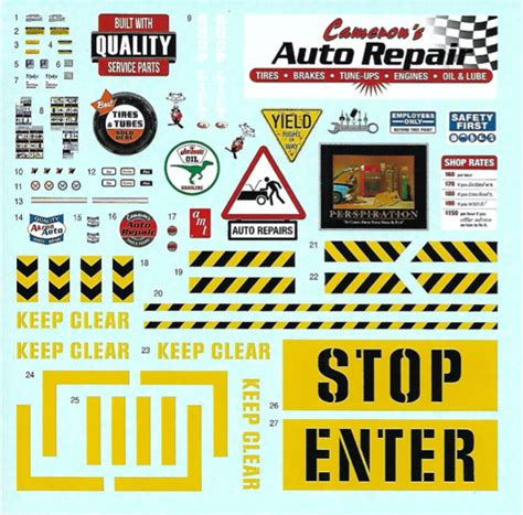 Photo Decals Amt Get On Up 2 Post Hydraulic Lift Amtppo17m 12 Album Drastic Plastics Model