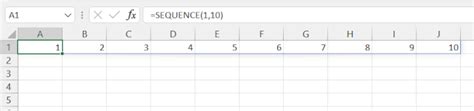 how to use the excel sequence function goskills