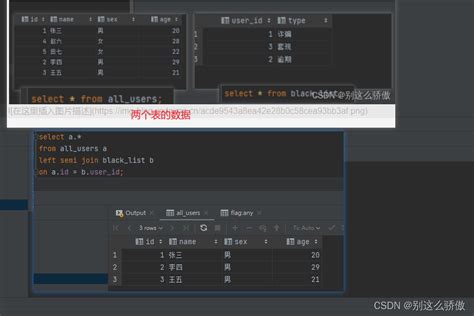 Join系列left Join 和 Left Anti Join Csdn博客