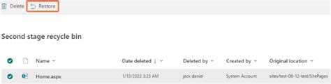 how to recover deleted sharepoint files not in recycle bin