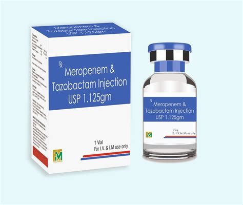 Meropenem And Tazobactam Injection Strength 1 125 Gm At ₹ 385 Vial In New Delhi