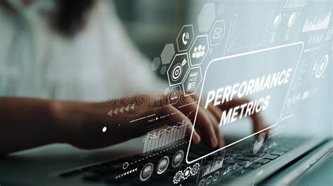 Businesswoman Analyzing Performance Metrics On Digital Interface With Graphs And Data