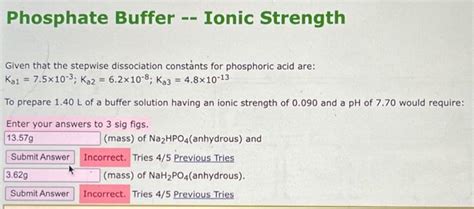 Solved Given That The Stepwise Dissociation Constànts For