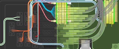케이블 커넥터 및 전선의 하드웨어 디테일이 있는 전기 기계의 스팀펑크 레트로 미래 지향적 인 그림 3차원 형태에 대한 스톡 벡터