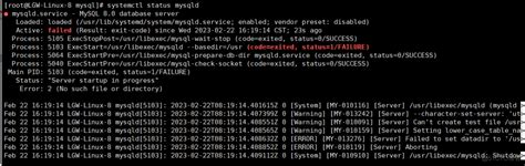 Mysql启动报错排查 Csdn博客
