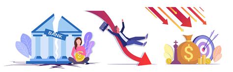 설정 떨어지는 화살표 감소 경제 스트레칭 상승 하락 금융 위기 실패 예산 붕괴 하향 그래프 개념 컬렉션 수평 전체 길이 가공의 인물에 대한 스톡 벡터 아트 및 기타 이미지