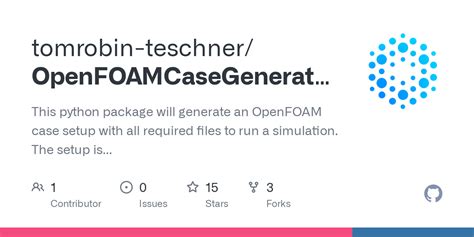 Github Tomrobin Teschneropenfoamcasegenerator This Python Package Will Generate An Openfoam