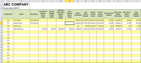 Payroll Ledger Template Excel Template Business Format