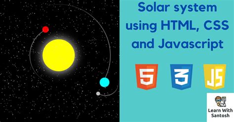 Solar System Made With Html Css And Pure Javascript