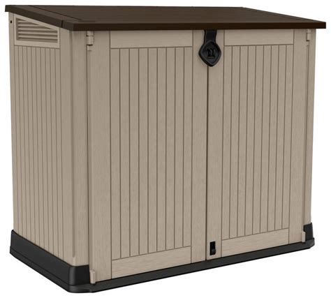 Buy Keter Store It Out Midi 880l Garden Storage Box Beige Brown Garden Storage Boxes And
